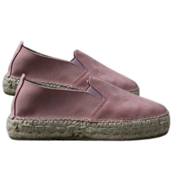 David Tyler Footwear | Shoes | David Tyler Pink Suede Espadrille ...